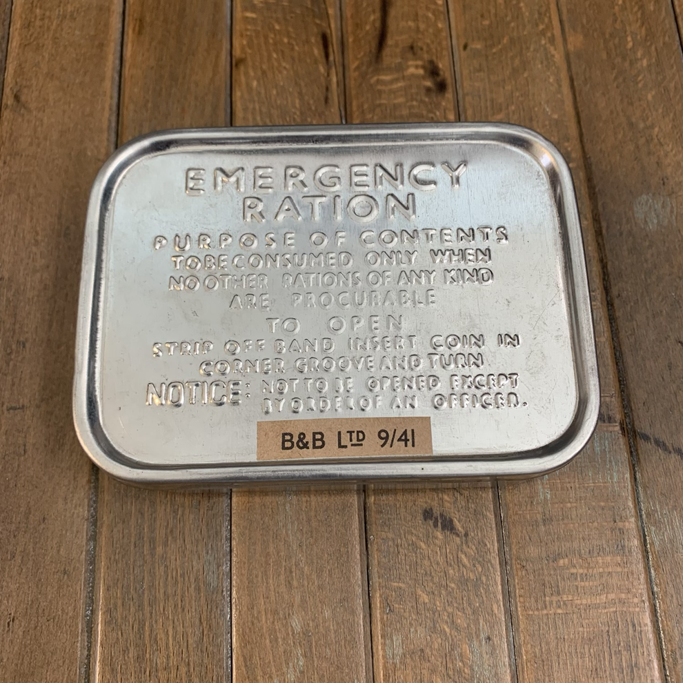 Emergency Ration Tin – Old Time Design Company