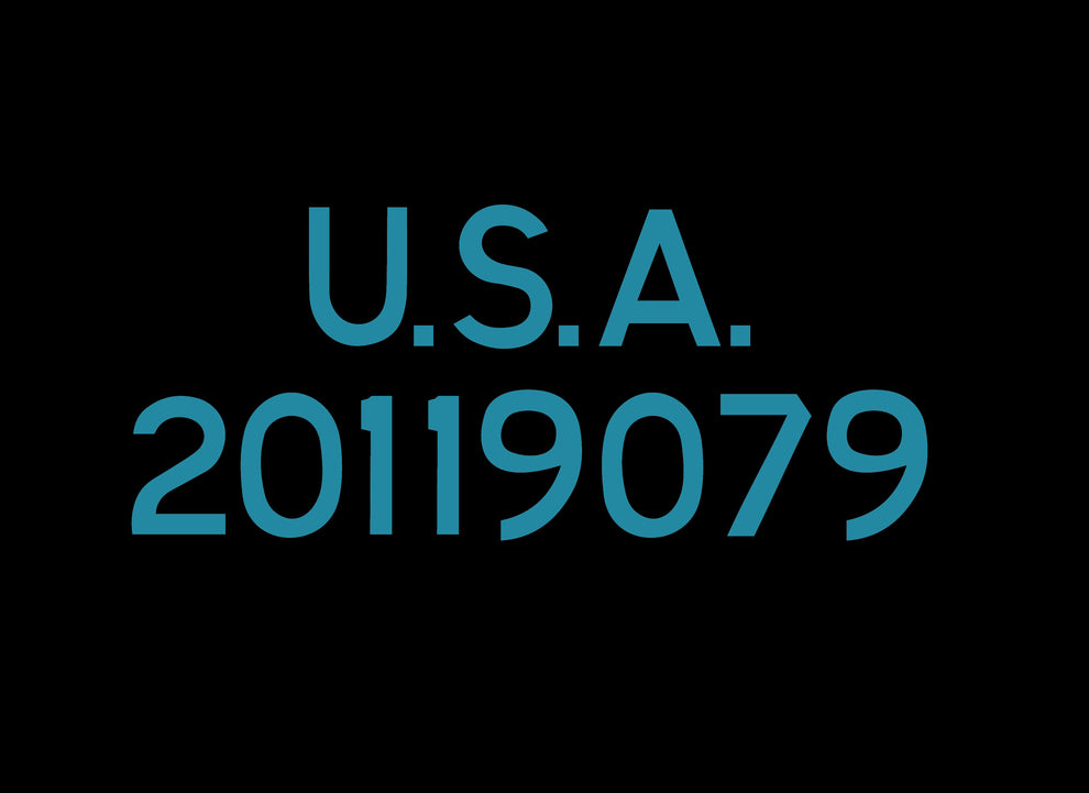 Pair of Hood Numbers 2"factory – Old Time Design Company